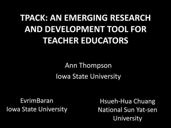 Unboxing the primary English teacher's TPACK profile: instrumental ...
