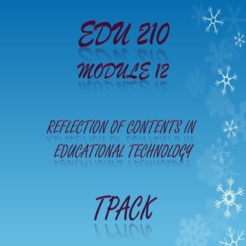 Tpack reflection | PPT
