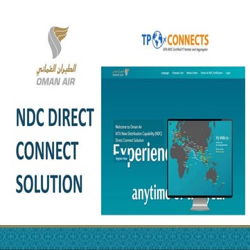 Oman Air & TPConnects - NDC Product Presentation | PPTX
