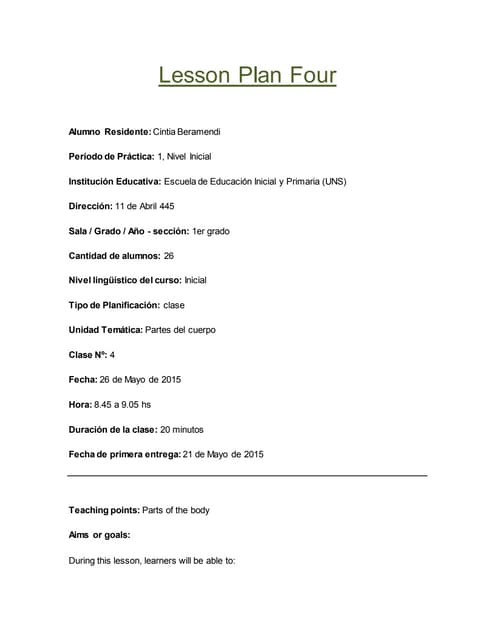 Detailed Lesson Plan in English 1 | DOCX