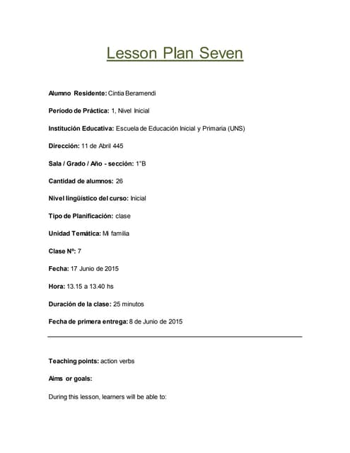 Detailed Lesson Plan in English 2 (Verbs) | DOCX
