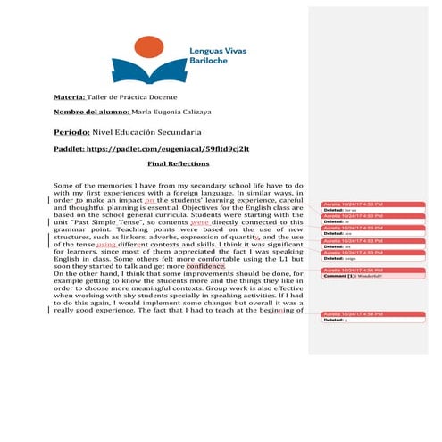 Student Feedback | DOCX