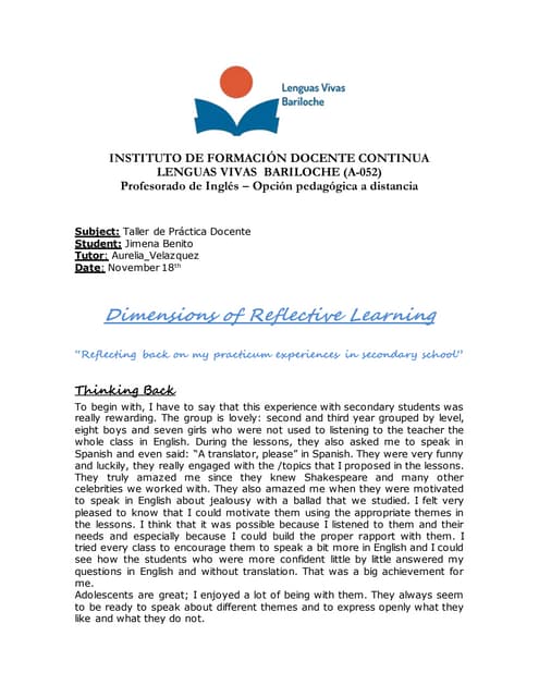 Lesson Plan Primary School. Class 2 | PDF