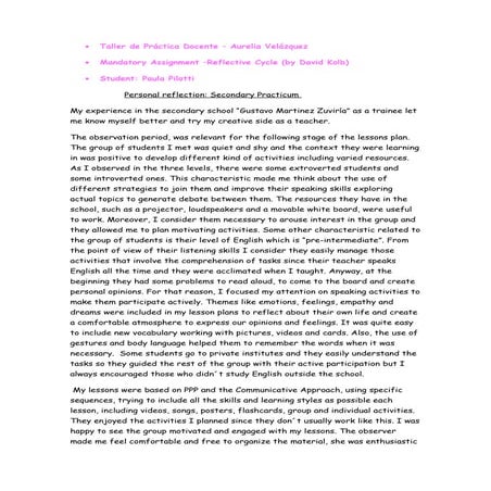 Suggestopedia Reflection | DOCX