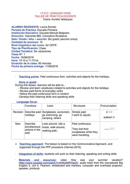 Week 1- Summer Camp Lesson Plans | PDF