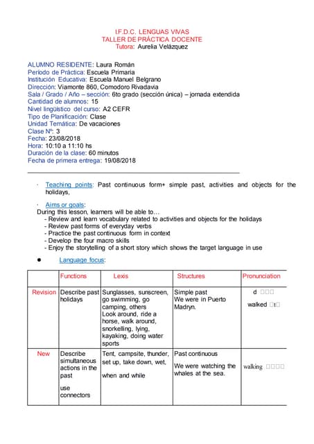 Lesson Plan Eng 9 Sensory images | DOC