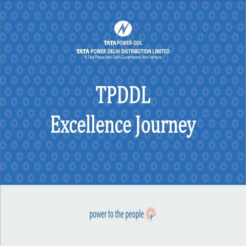 TPDDL Excellence Journey | PPTX