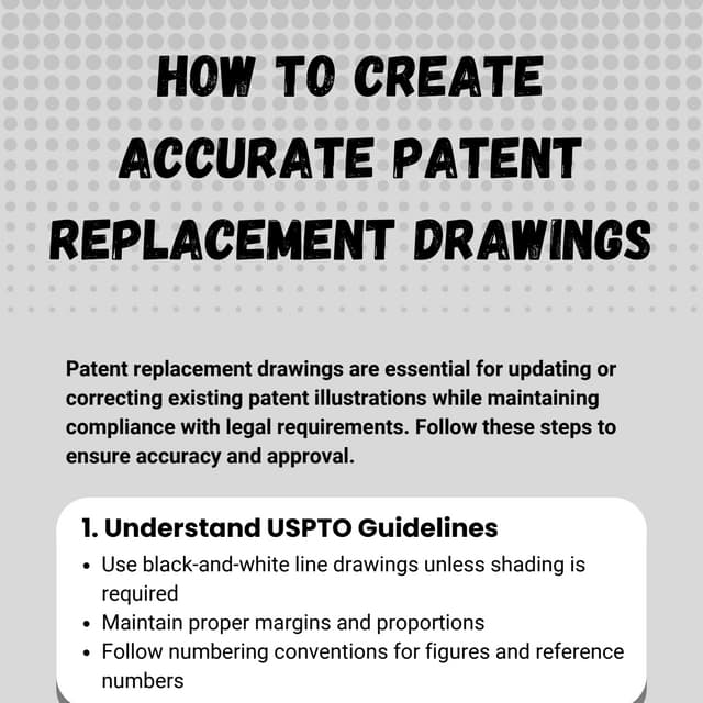 How to Create Accurate Patent Replacement Drawings | Objected Drawings ...