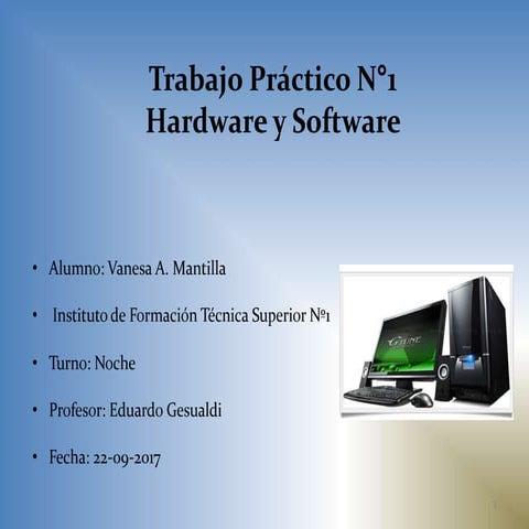 Tp Hardware y Software | PPTX