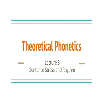 TPH L 8 Sentence stress and rhythm.pdf . | PDF