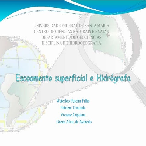 Tópico 4 - Hidrógrafa ou Hidrograma.pdfFFF | PDF