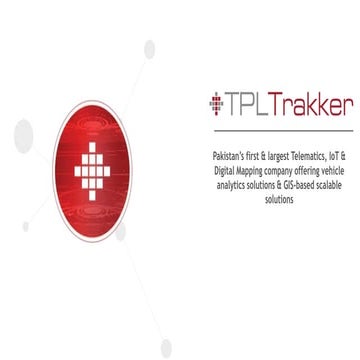 TPL Trakker Introduction company profile | PPT