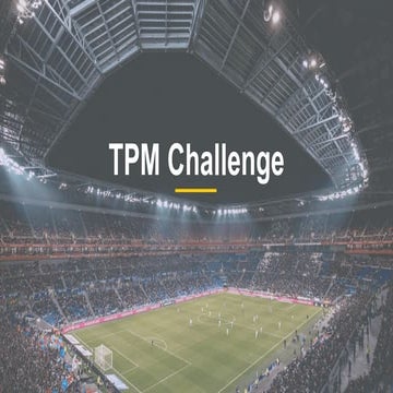 Technical Product Manager Case Challenge | PDF
