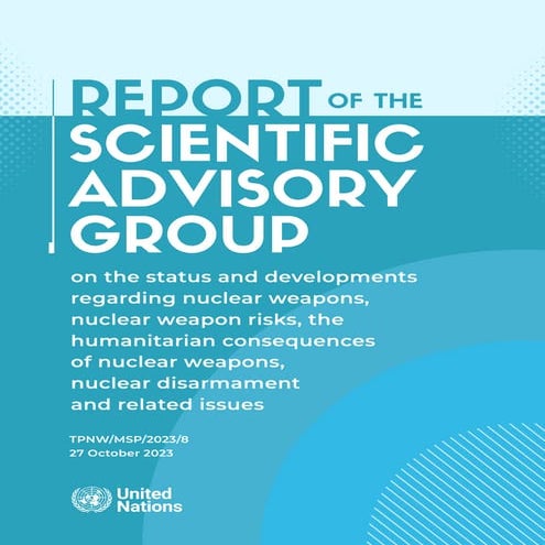 Report of the Scientific Advisory Group on the status and developments ...