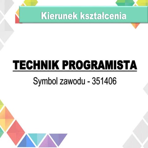 Technik programista | PPTX