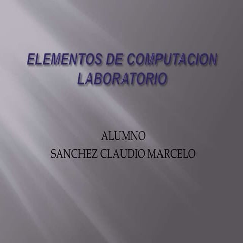 Elementos de computación | PPTX | Computer Peripherals | Computing