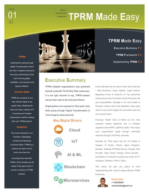 Third Party Risk Management | PPTX