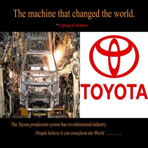 toyota production system | PPTX