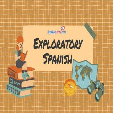 Exploratory Spanish Lesson Plans for Middle School | PDF