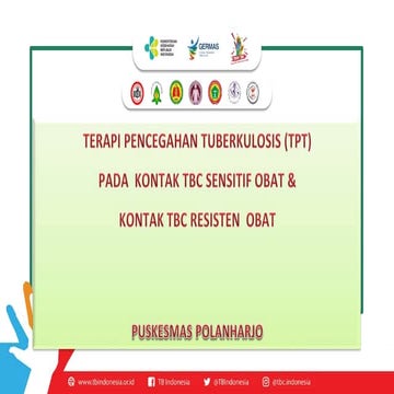 Tatalaksana Pemberian Terapi Pencegahan TPT TB. Pdf | PDF