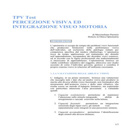 Tpv test m | PDF