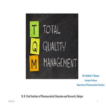 Total Quality Management | PPTX
