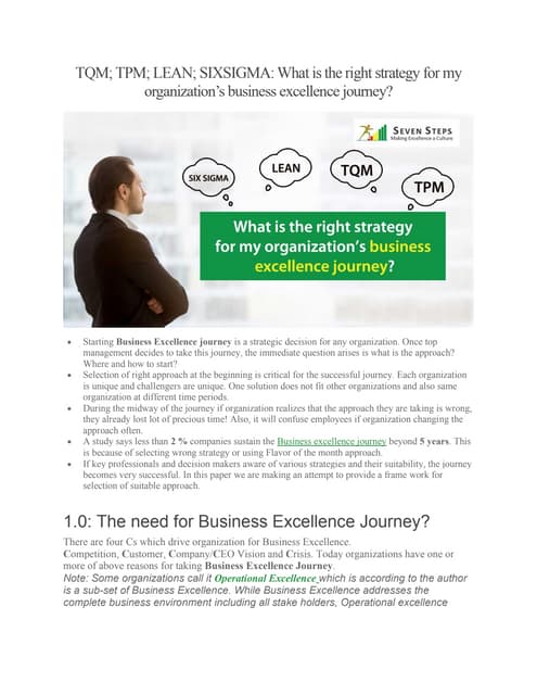 Excellence approach | PPT