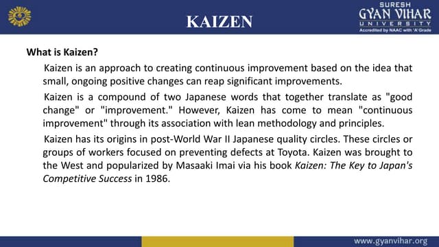Kaizen | PPTX