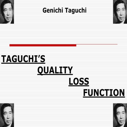 Taguchi method