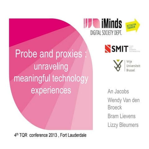 Tqr 2013 probes proxies | PPT