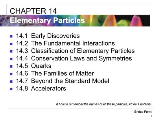 Elementary particles | PPT
