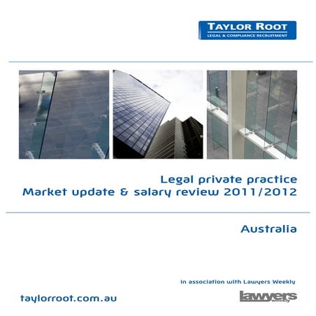 Taylor Root Australia - Salary Guide 2011/12 | PDF