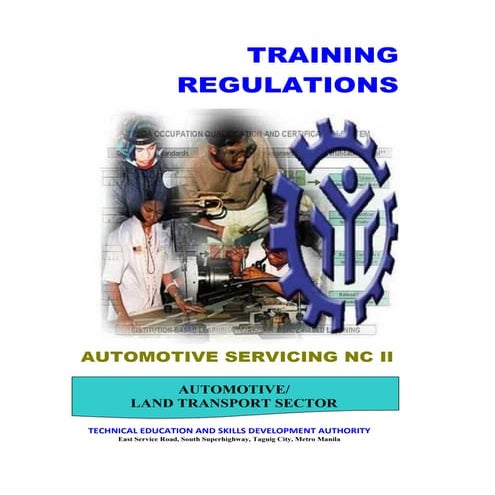 Tr automotive servicing nc ii | PDF