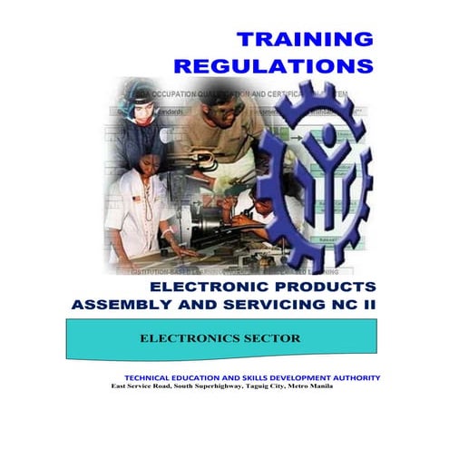 Tr electronic products assembly and servicing nc ii | PDF