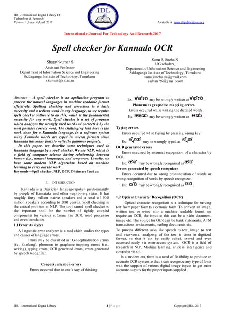 A SURVEY OF LANGUAGE-DETECTION, FONTDETECTION AND FONT-CONVERSION ...