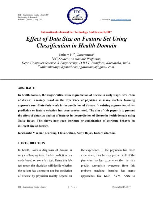 IRJET- Analysis of Autism Spectrum Disorder using Deep Learning and the ...
