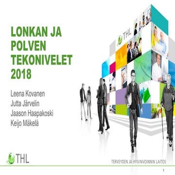 Lonkan ja polven tekonivelet 2018 -tilasto | PDF