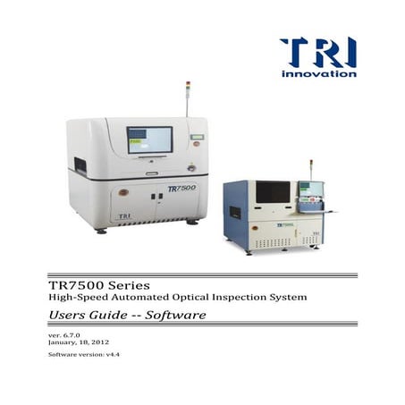 Tr7500 series software_en-v6-7-0 | PDF