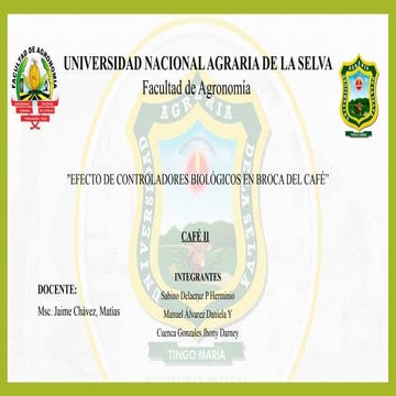 estrategias de contros de carmenta de cacao | PPTX