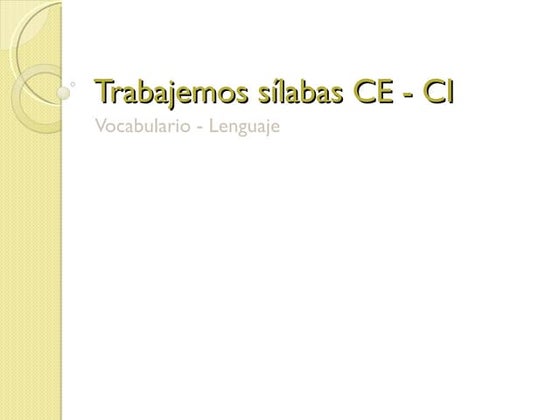 Actividades ce ci | DOC