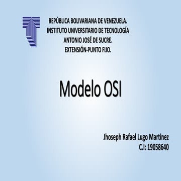 Capas de modelo osi 8 | PPTX