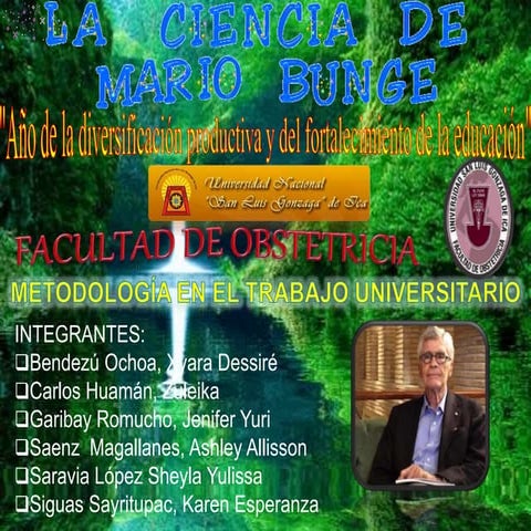 LA CIENCIA DE MARIO BUNGE | PPTX