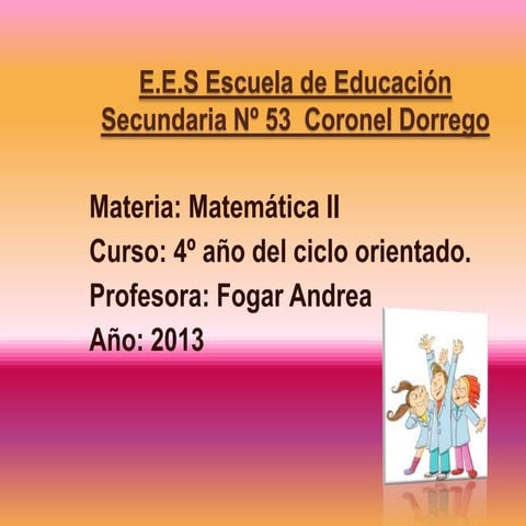 Esquema de contenidos nodales 3 nes matemática | PDF