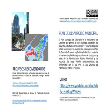 Plan de Desarrollo Municipal | PDF