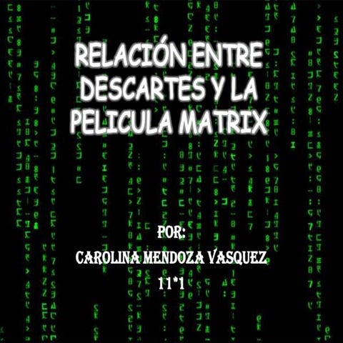 Descartes y Matrix | PPTX