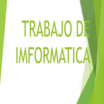 Trabajo de imformatica | PPTX