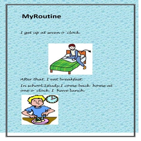 My daily routine | DOCX