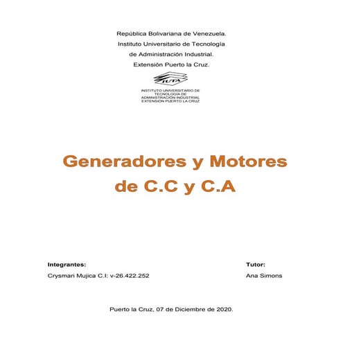 Generadores y motores en cc y ca | PDF