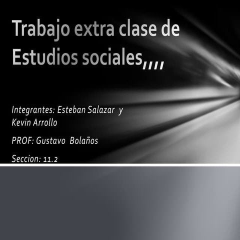 Trabajo extra clase de estudios sociales | PDF