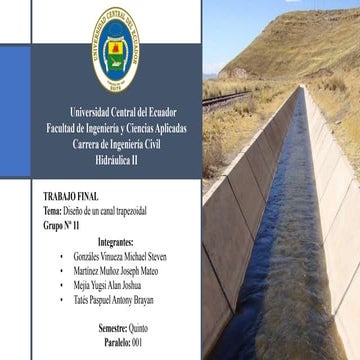 DISEÑO DE CANAL TRAPEZOIDAL CARDEÑA SUCASAIRE RAY.pptx